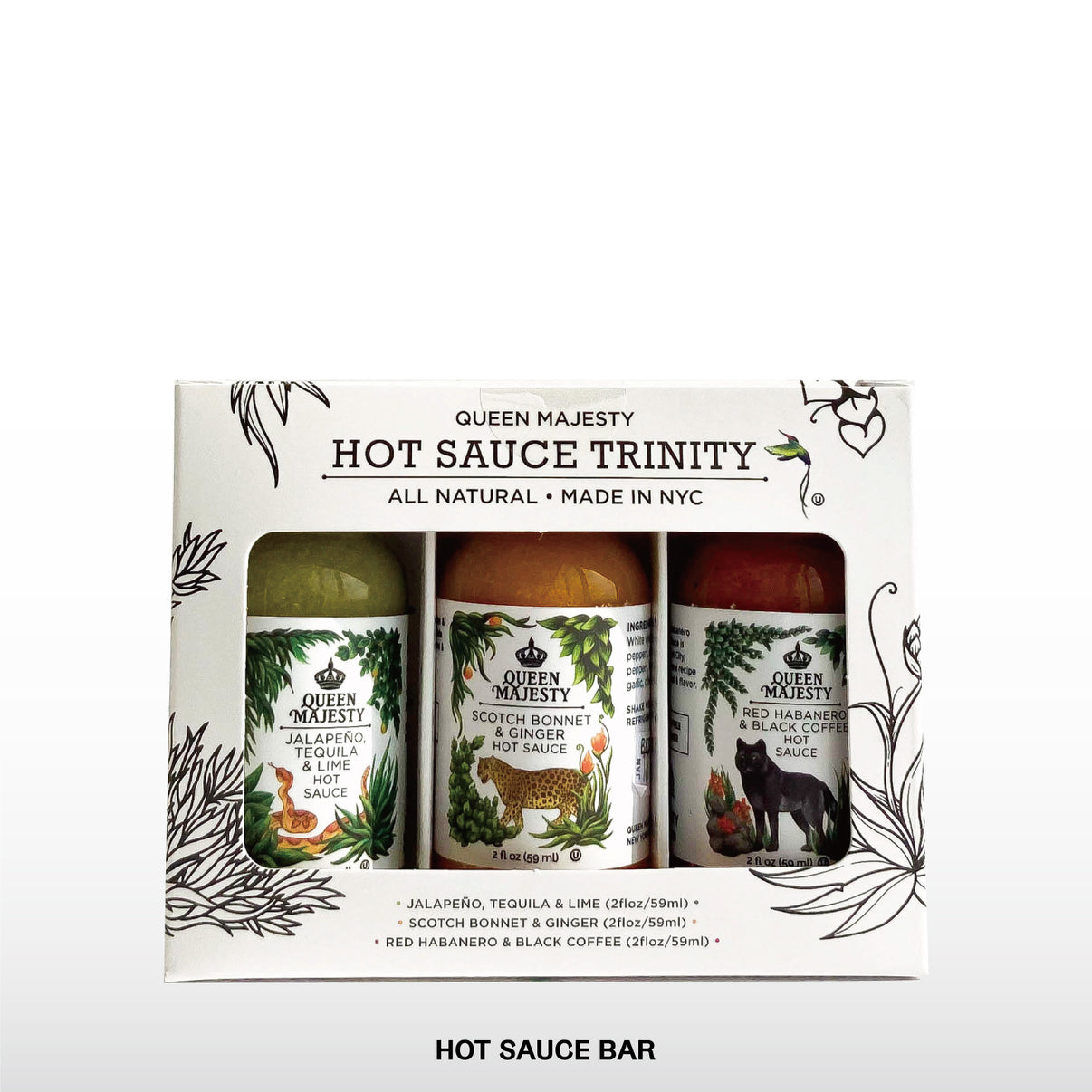 Hot Sauce Bar - Trinity Sample Box